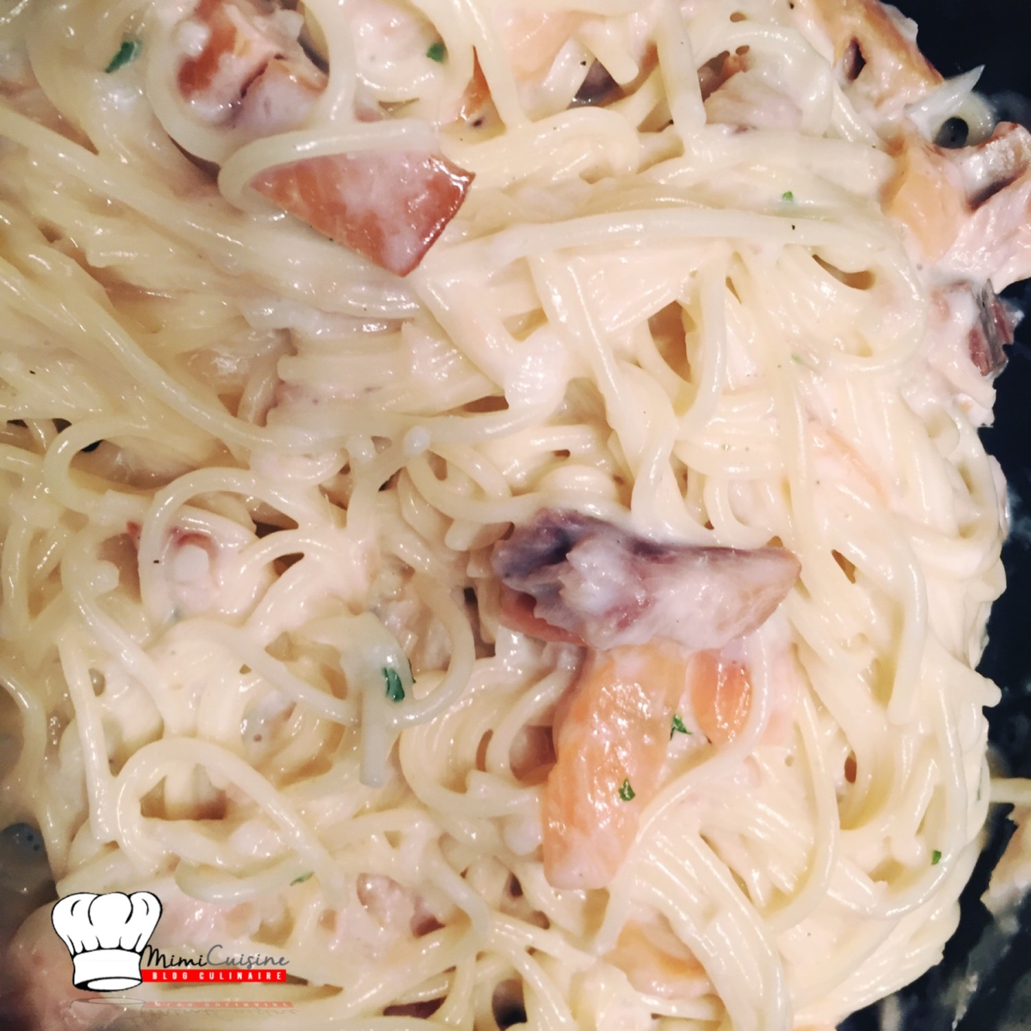 Spaghetti hareng et saumon Recette Cookeo – Mimi Cuisine