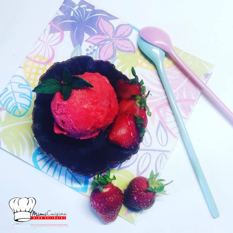 Sorbet à la fraise Recette Companion – Mimi Cuisine