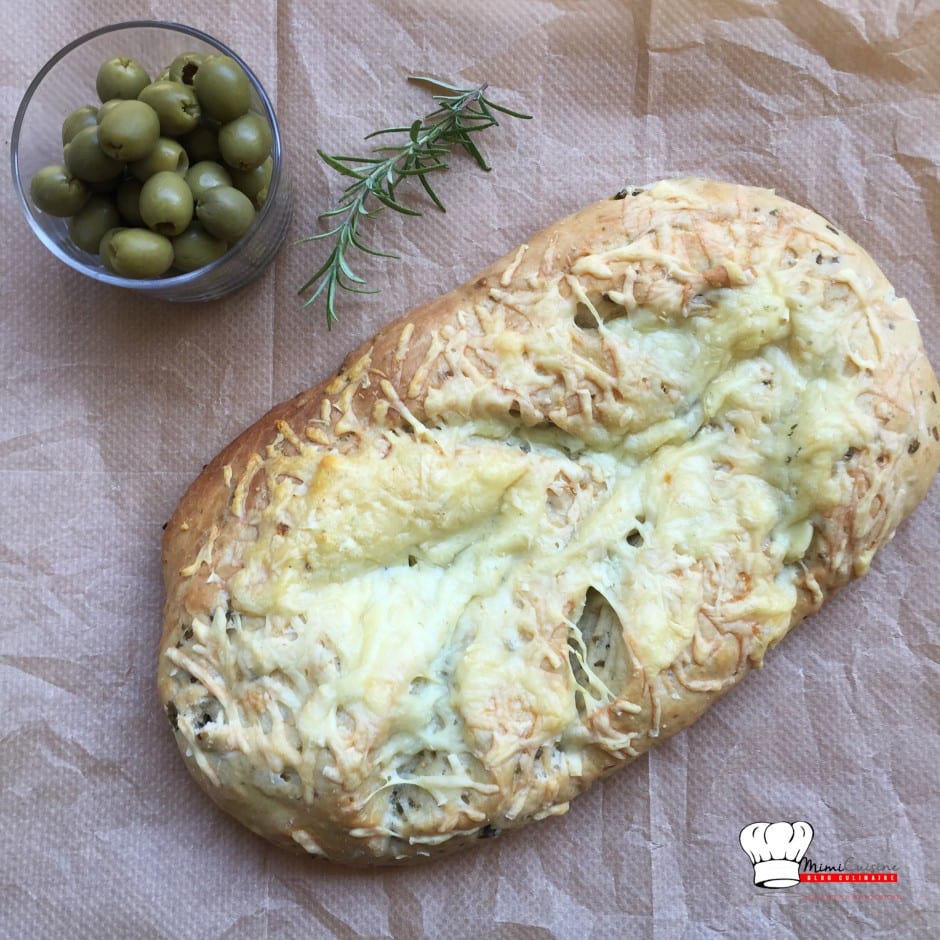 Fougasse Olives Fromage Romarin – Mimi Cuisine
