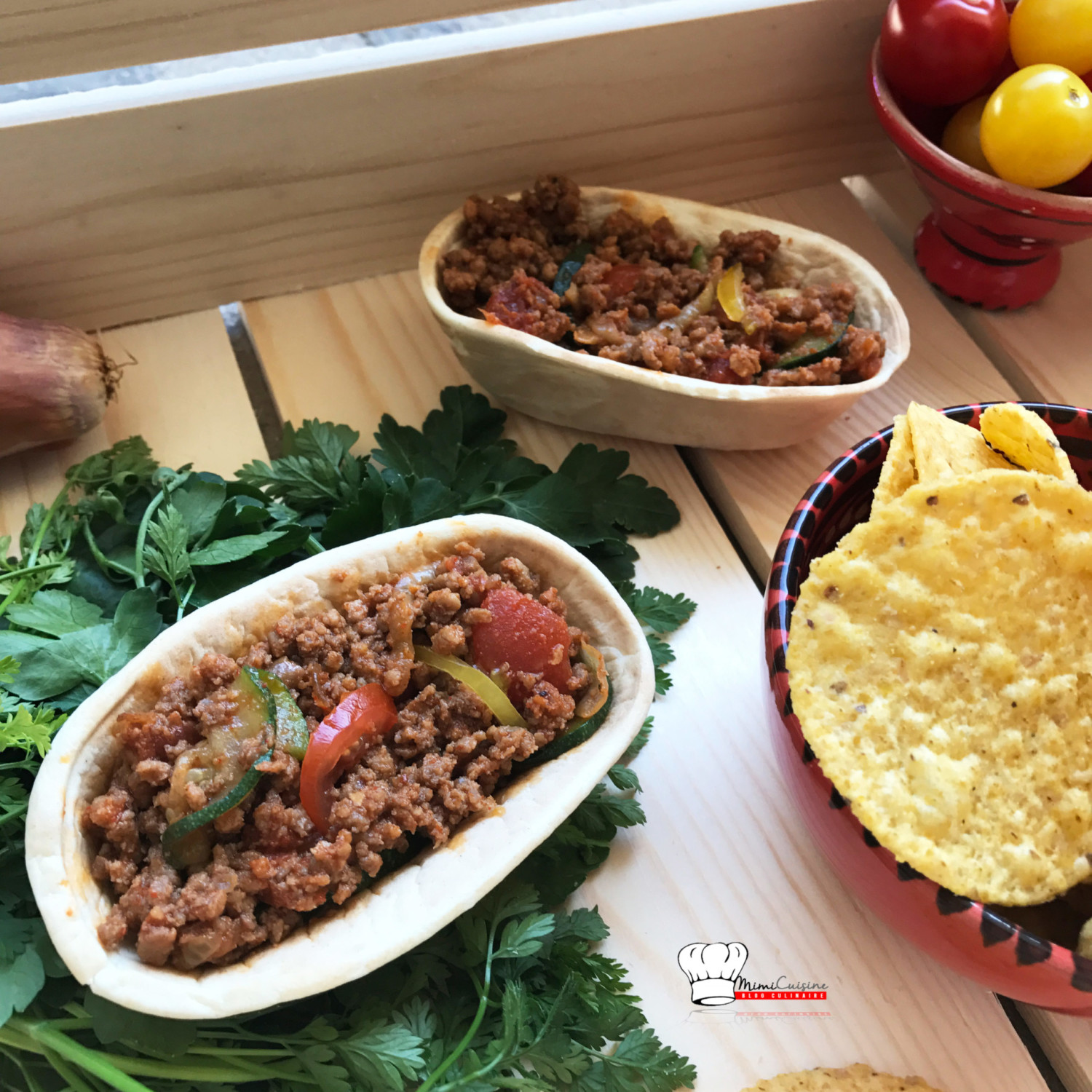 Mini panadillas OldElPaso au Boeuf sauté paprika – Mimi Cuisine